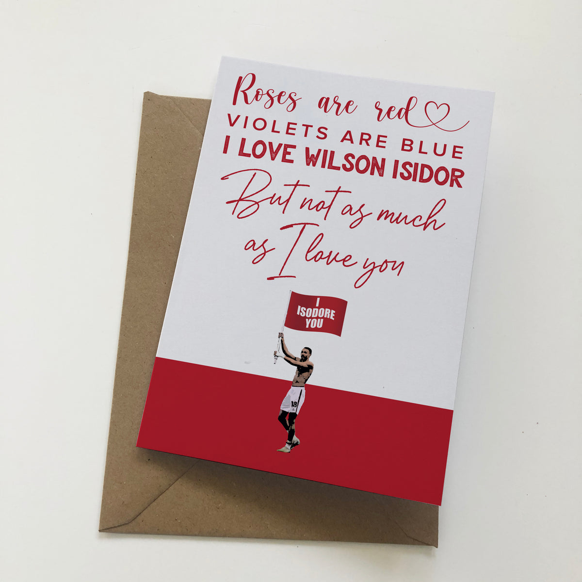 I Love Wilson Isidor SAFC Mackem Card – Mackem Cards