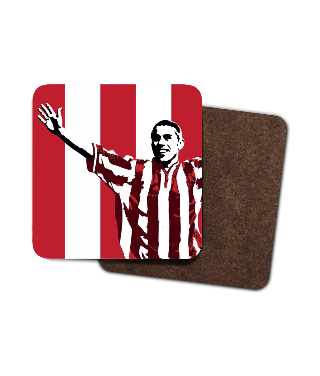 Kevin Phillips SAFC Mackem Single Hardboard Coaster – Mackem Cards
